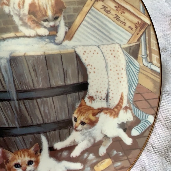 Vintage | Accents | Vintage Hamilton Collection Country Kitties Plate ...